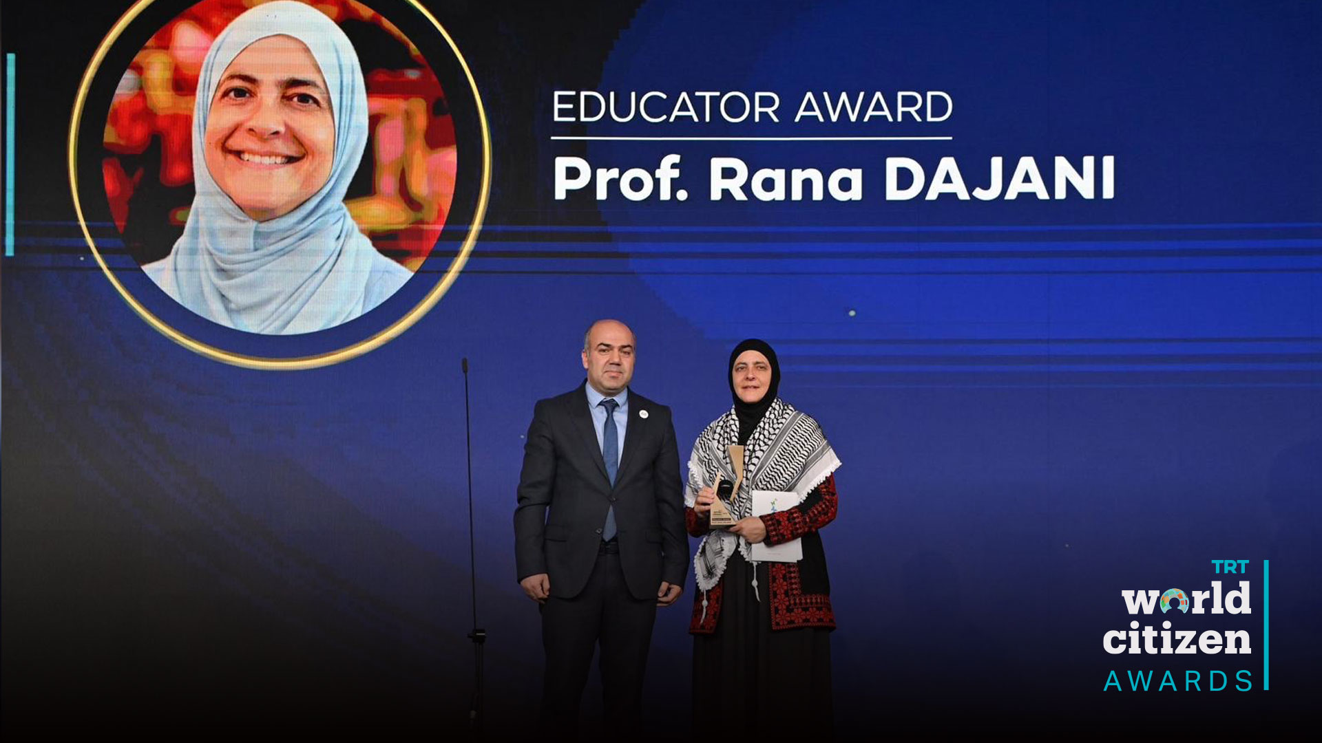 Prof.Rana Dajani Wins “TRT World Citizen Award” for 2025. - We Love Reading